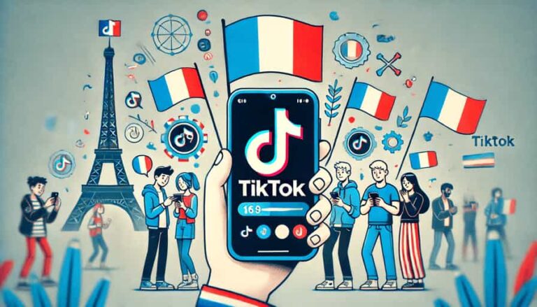 How does TikTok influence young French voters?